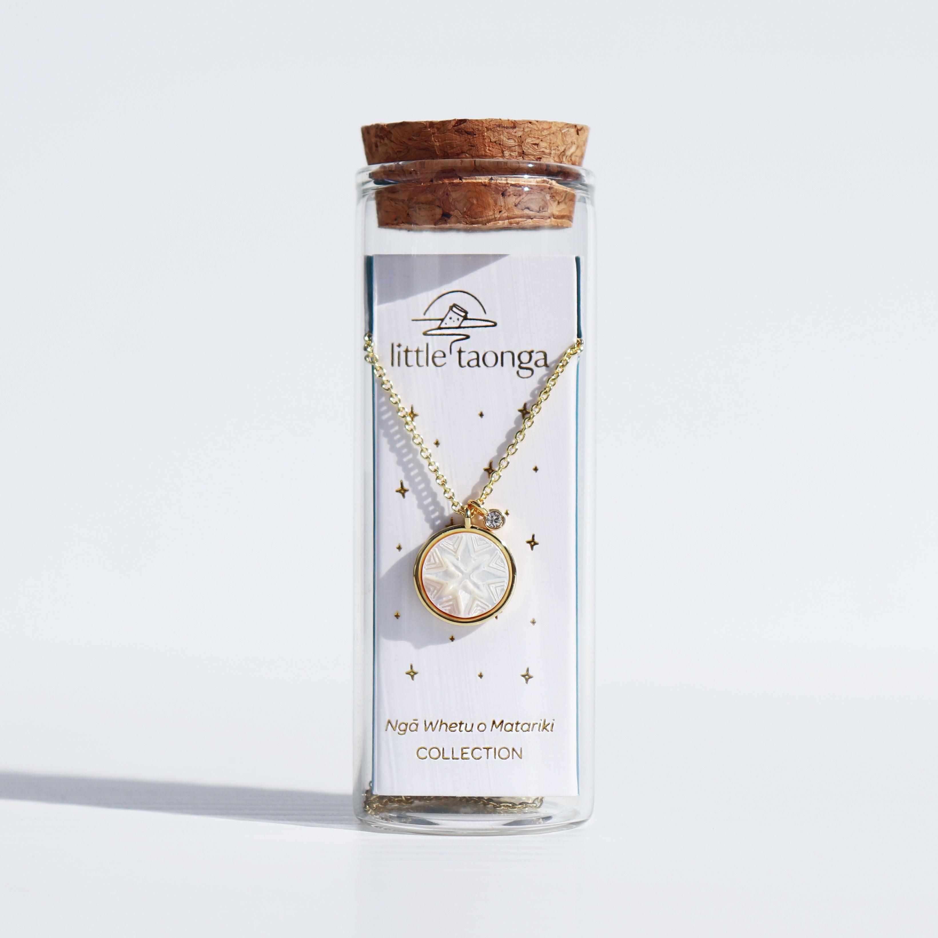 Mother of Pearl Matariki Whetū Necklace – Little Taonga