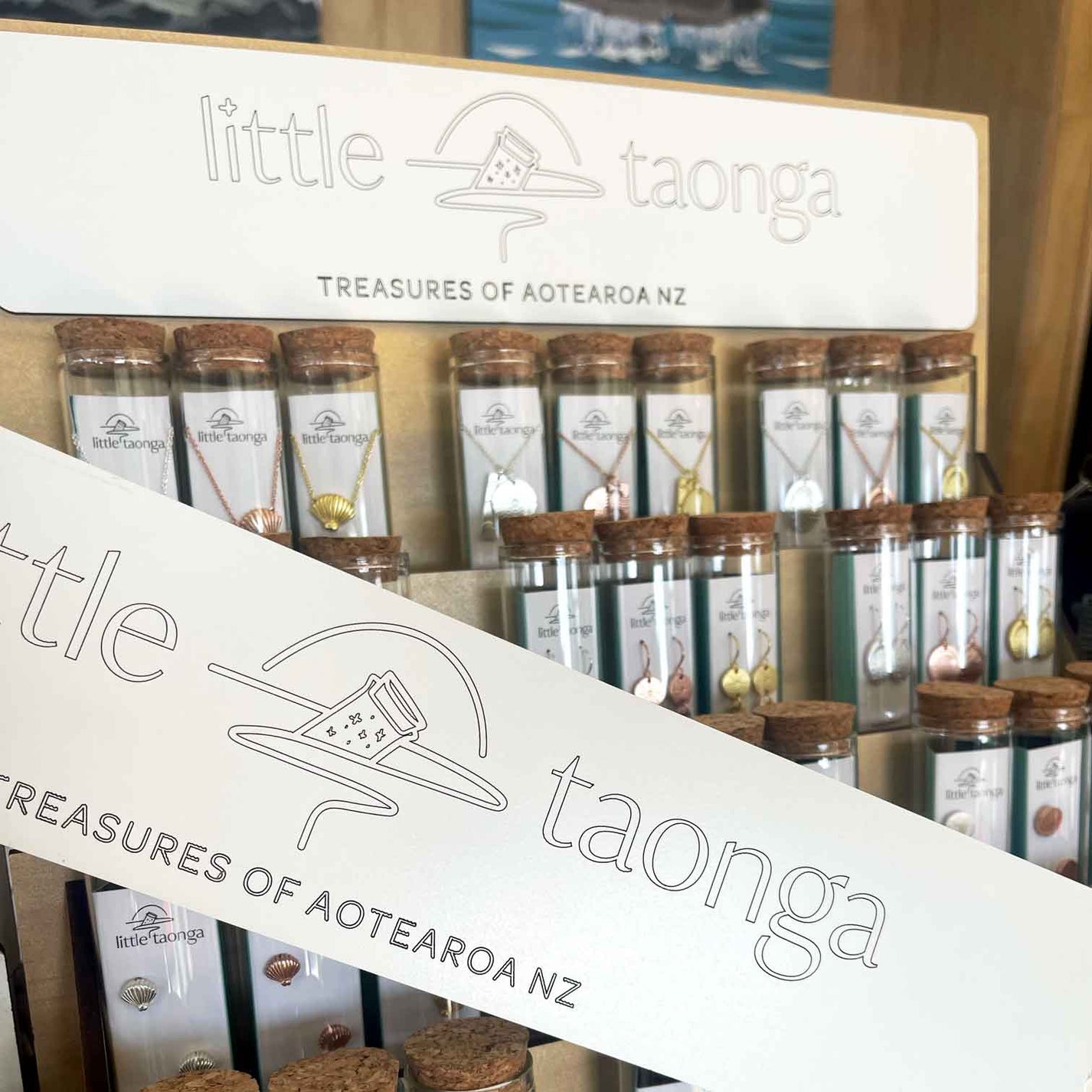 Little Taonga Rebrand Replacement Logo Panel